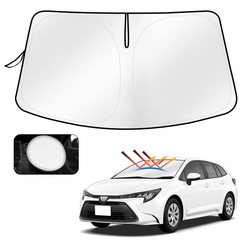 Cartist トヨタ カローラ ツーリング車 フロントサンシェード CAROLLA NRE210W ZWE211W ZWE214W ZRE212W MZEA12W 2019年-現行 サンライン サンセット サンフィア シェードカーテン マ...