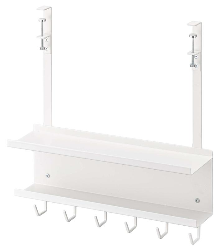 山崎実業(Yamazaki) デスク下 ケーブル &amp; ルーター収納 ラック ホワイト 約W40XD11.5XH43cm smart スマート コード 浮かせて収納 デットスペースを有効活用 5461商品サイズ:約W40×D11.5×...