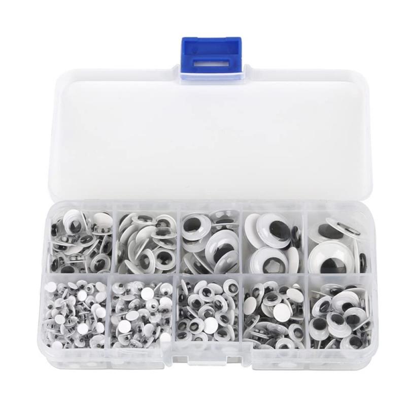 動く 目玉 動眼 目パーツ 動物 人形 アイ 黒目 目玉 動眼 目パーツ ドールアイ ドールメイキング クラフト 手芸パーツ 手作りおもちゃ DIY 手作り 目 4mm/5mm/6mm/8mm/10mm/12mm/15mm/18mm 貼り付...