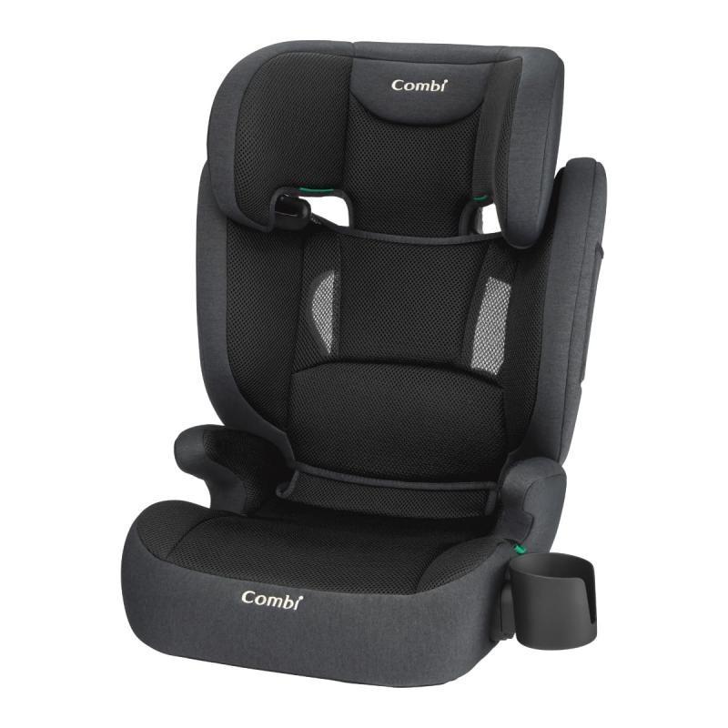 Combi コンビ 【2025年発売 】R129対応ジュニアシート 3歳頃から12歳頃まで シートベルト固定 ジョイトリップ アドバンス for Kids air R129 YA ブラック 3Dメッシュシートでお尻も背中も快適安全基準R12...