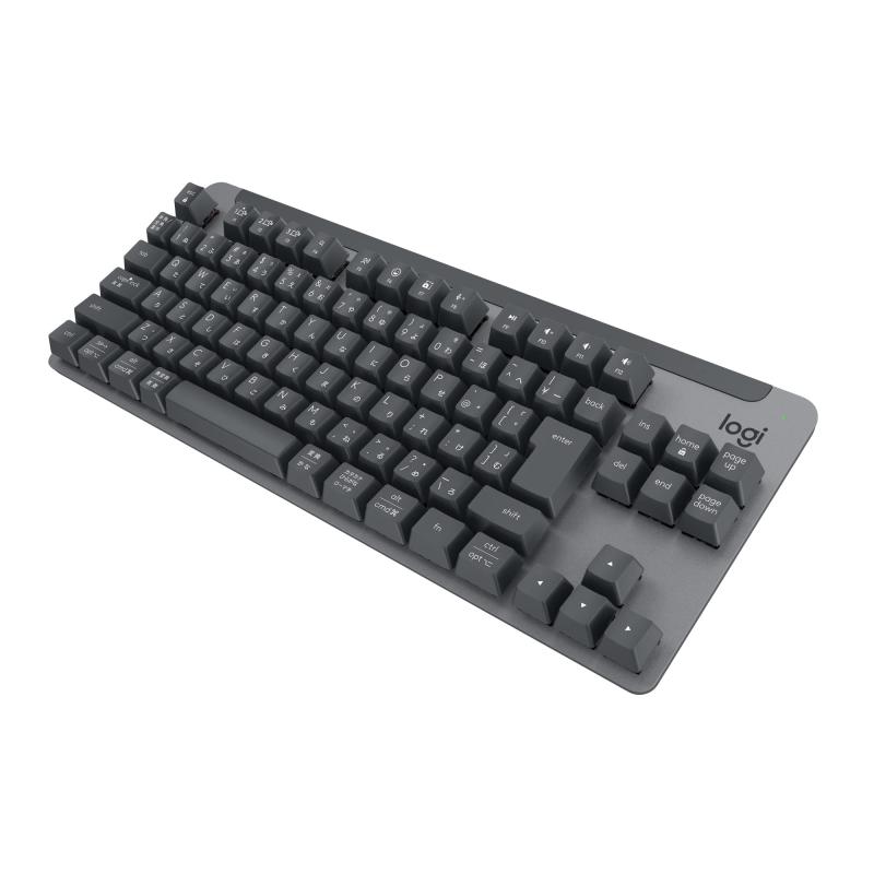 ロジクール SIGNATURE K855GR 無線 メカニカルキーボード TTC製 赤軸 リニア Bluetooth Logi Bolt Unifying非対応 コンパクト 日本語配列 小型 テンキーレス メカニカル ワイヤレス キーボード...