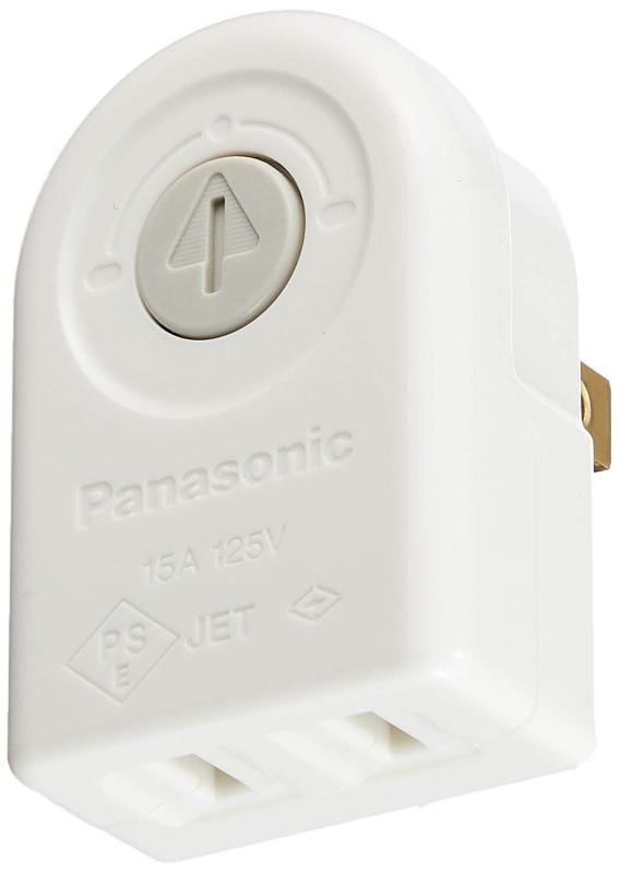 パナソニック(Panasonic) ロ-リングタップ ホワイト WH2129W 5個入●5個入●ホワイト色●15A-125V●キャップを差し込むだけで左右90°ローリング