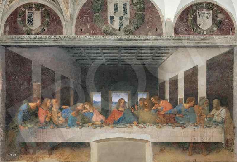 エポック社 1053ピース ジグソーパズル 最後の晩餐 スーパースモールピース (26x38cm) 31-103 のり付き ヘラ付き 点数券付き EPOCHピース数：1053スーパースモールピース完成サイズ：26×38cm　対応パネルナンバ...