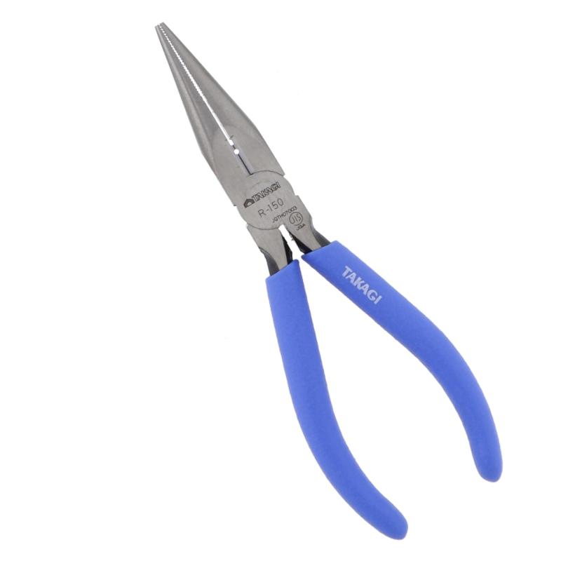 高儀(Takagi) HOME MADE ラジオペンチ グリップ付 150mm切る、曲げる、つかむ、皮むき切断能力:鉄線約φ1.2mm材質:本体 S58C、ハンドル PVC