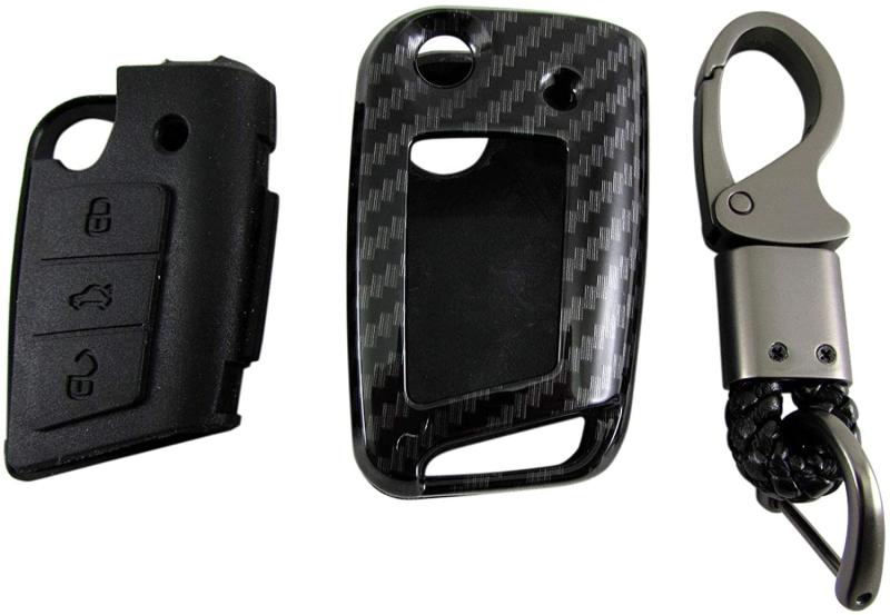 ティグアン 5NC 5ND カーボン調スマートキーケース 黒 【 KEY－CASE－007 】 5NCZE 5NDFGF 5N NC ND CZE FGF ZE GFVW テイグアン同一商品でも様々な名称・通称がありますので、下記に一部を記...