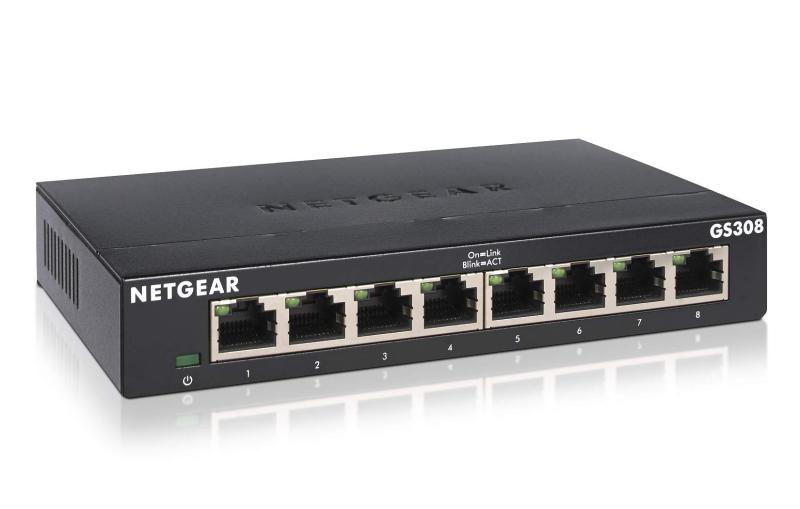ネットギア NETGEAR スイッチングハブ 8ポート 1G 金属筐体 静音ファンレス メーカー アンマネージスイッチ GS308-300JPS全モデルギガビットイーサネット対応省エネ技術により省電力を実現Auto-MDI/MDIXを搭載し...