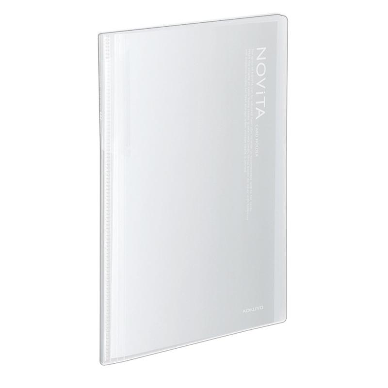 コクヨ 名刺ホルダー カードホルダー ノビータ A4 30枚 600名収容 透明 メイ-N260T【寸法】 11×244×307mm【台紙枚数】 30枚 【収容数】 600名【色】 透明パッケージ重量: 0.41 kg