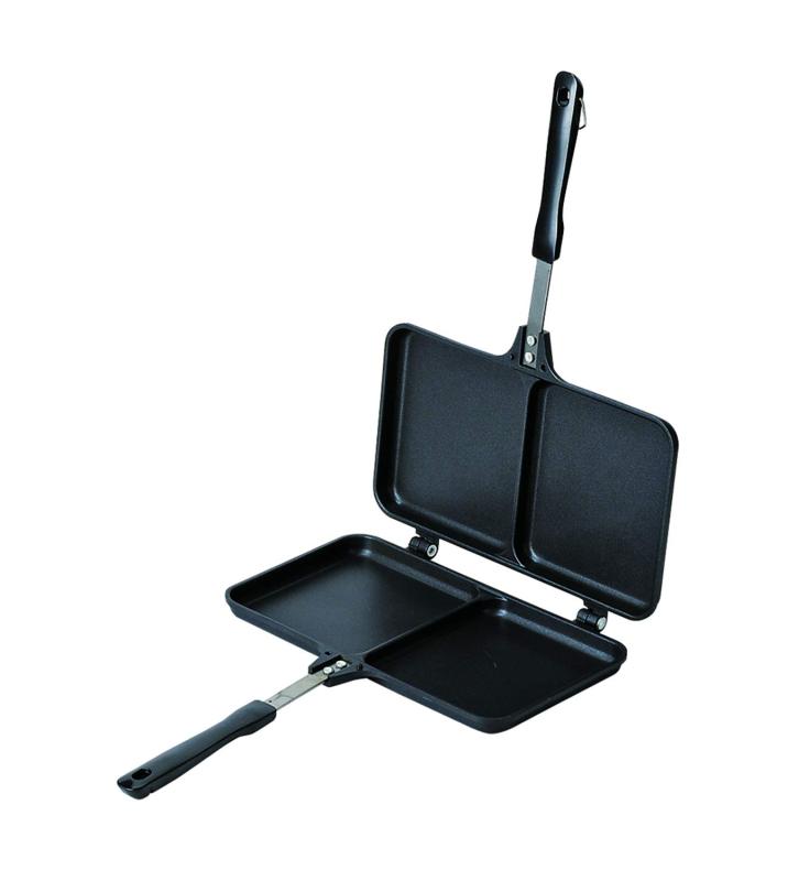 パール金属 おやつDEっSEII ふっ素加工ツインホットサンドトースター D-6538製品サイズ:(約)全長36×幅25×高さ3.5cm製品重量:(約)0.6kg表面加工:内面/ふっ素樹脂塗膜加工、外面/焼付け塗装素材・材質:本体/アルミニ...