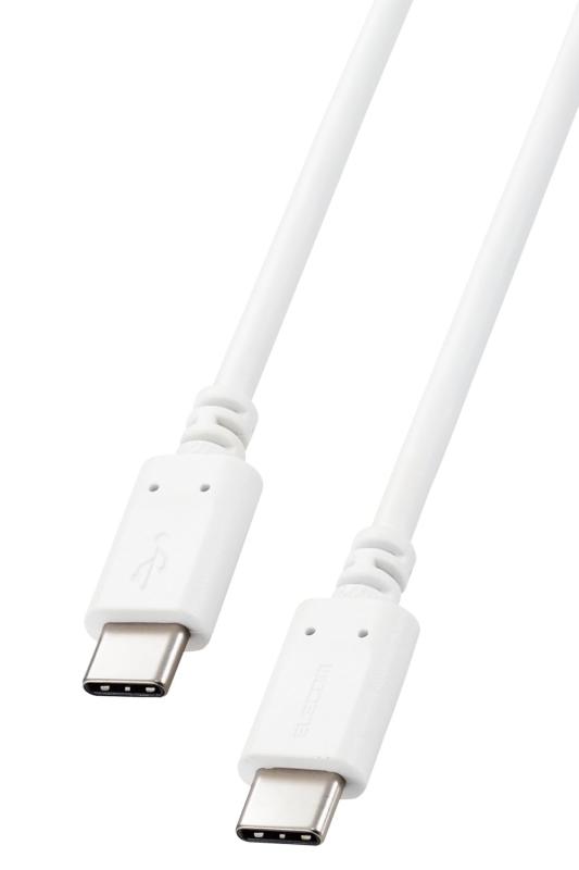 エレコム USB-C &amp; USB-C ケーブル 100W USB PD対応 1m ホワイト 【iPhone 16 シリーズ 対応検証済】 MPA-CC5P10WHUSB Type-C(TM)ポート搭載のスマートフォンやパソコンなどに...