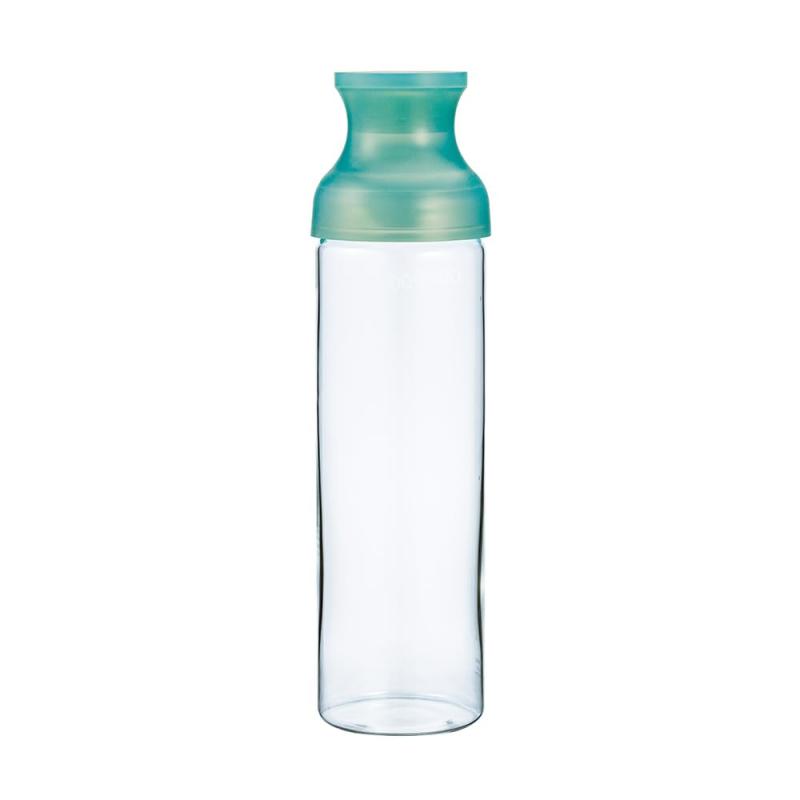 HARIO(ハリオ) フィルターインボトル カラフェ 耐熱ガラス 実用容量1000ml グリーン 水出し茶 日本製 FIR-100-TG【簡単水出し茶】ボトルに水と茶葉を入れてあとは置いておくだけで簡単に水出し茶が作れるフィルター付きのボト...