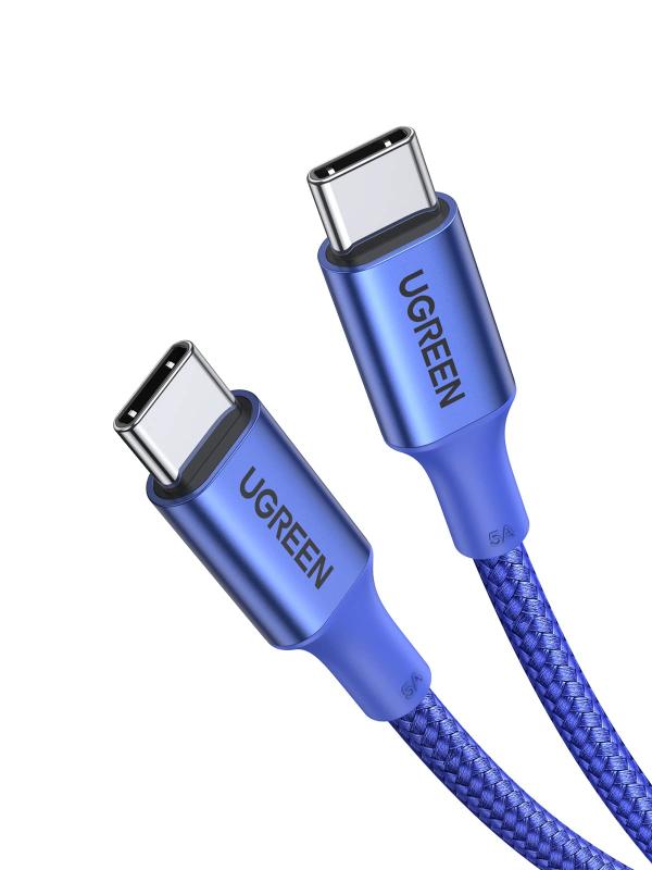 UGREEN USB Type CケーブルPD対応100W/5A 超急速充電USB C to USB C 断線防止 iphone17/16/15シリーズ、MacBook Pro、Matebook、iPad、Xperia、Galaxy等Typ...