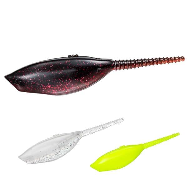 ダイワ(DAIWA) バスワーム STEEZポップクラッカー3.1 スノーホワイトシュリンプ水面～水面直下で仕掛けるドッグウォーク系フローティングワーム全長：79mm/自重：4.7g腹側の深いスリットがバイト時にフックをむき出しにさせること...