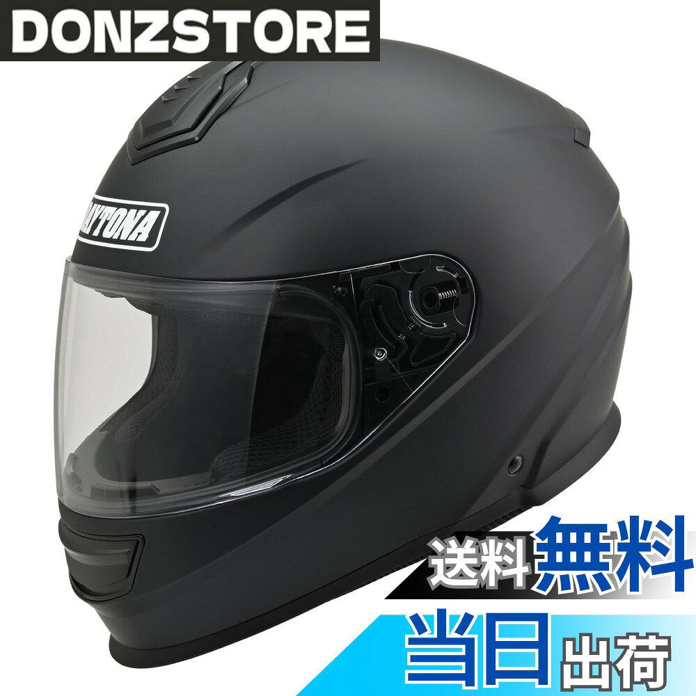 商品情報商品の説明ライダーの安全を最優先に考えたデイトナオリジナルヘルメットシリーズ。 ABS+PC複合素材の高強度帽体が高い安全性を発揮。 ピンロックや高性能ベンチレーション、脱着可能な内装など、機能と価格のバランスが高次元で実現したヘル...