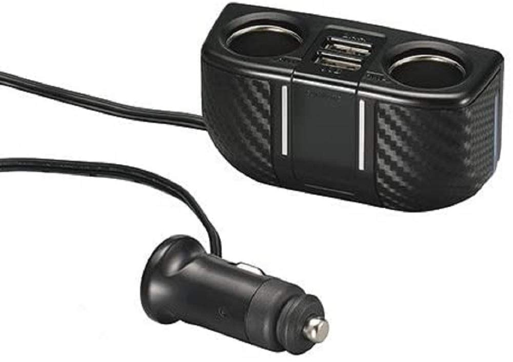 商品情報商品の説明商品紹介 ●2ソケット+2USB ソケットとUSBを備えているので、ドライブレコーダーの電源として使ったり電子機器の充電など幅広いシーンでご使用いただけます。 ●好みの位置に取り付け可能 本製品には1mのコードがついている...