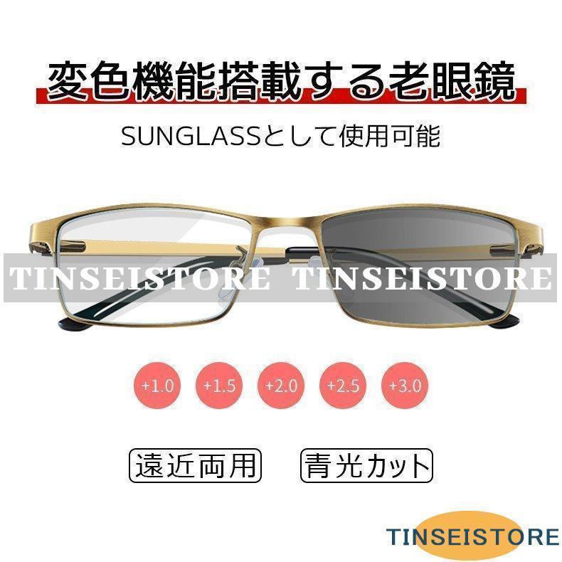 度数と年齢の目安1.0度：50歳未満1.5度：50-54歳2.0度：55-59歳2.5度：60-64歳3.0度：65-69歳3.5度：70歳以上※個人差がありますのであくまでも目安となります。レンズ特殊加工により遠近両用ができるし?先端の感...