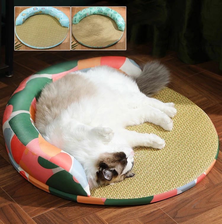 商品説明商品内容ペットベッド素材ござ、ボリエステルなど生産国中国サイズ50*50cm 7.5kg以内猫おすすめ ※平置き採寸になります。実際のサイズとは誤差が出る場合がございますので、参考サイズとしてご覧ください。注意書き※商品写真は、でき...