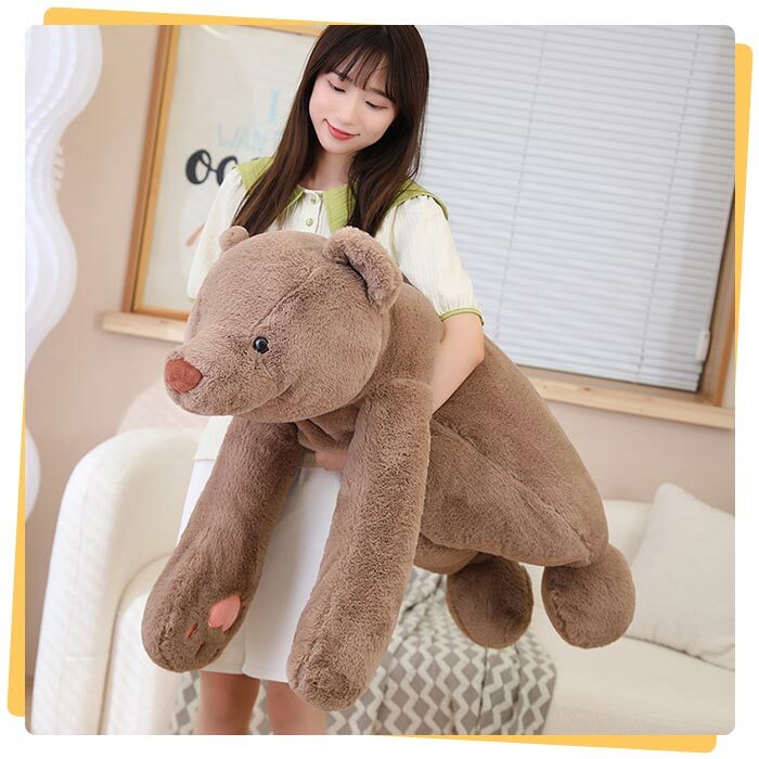 商品情報キーワードぬいぐるみ くま ねむねむ 熊 抱き枕 うつ伏せ姿 ロング枕 抱きまくら アニマル クッション クマ 動物 縫い包み 一人暮らし お誕生日 癒しグッズ 120cm素材ポリエステル/PP綿サイズ120cm注意事項※商品写真は...