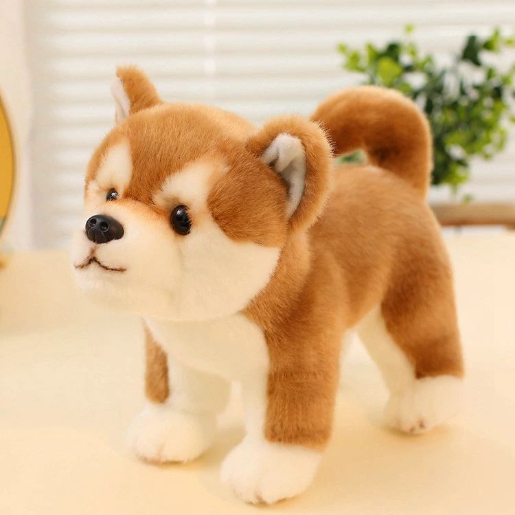 商品情報 商品名 柴犬 ぬいぐるみ リアル 素材 表面生地・中綿：ポリエステル 眼球：ポリプロピレン サイズ 約25cm 35cm ぬいぐるみの紹介 顔の表情、生地の肌触り、シワや尻尾にまでこだわり 仔犬の可愛さをぬいぐるみで出来る限りリア...