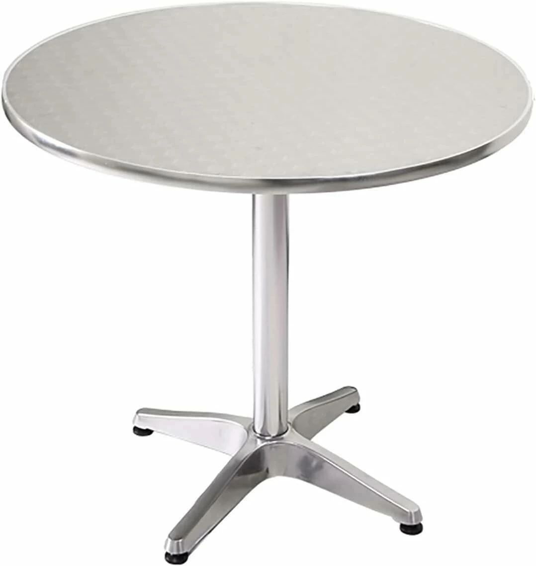 テーブルデザイン:ダイニングテーブルベースタイプ:ペデスタルサイズ:60cm? 素材：ステンレススチール、スタイリッシュな木製の削りくずテーブルトップ、良好な耐荷重、清掃が簡単、良好な安定性、変形性が簡単です。? 強力な耐荷力能力：130 ...