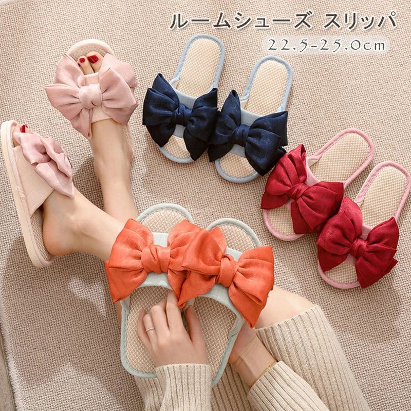 商品情報 【仕様】 ●【素材】麻・PVC　 ●【カラー】写真（ご参考の程度） ●【商品内容】ルームシューズ 室内 スリッパ ●【ヒール】約1.5cm ●【サイズ】 S(36-37)：22.5〜23.0CM 適用程度 M(38-39)：23....