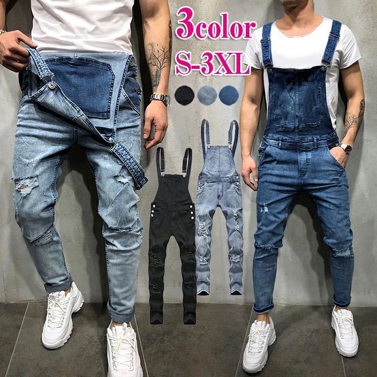 ポイント ■デニムサロペット、毎日使っても飽きのこのないデザインのアイテム。 やり過ぎでないビンテージ加工で長年履いたようなダメージ。 3色用意でどんなコーディネイトのパンツが合わせてくれます。一着持っていれば便利なボトムス。 ジーンズをカ...