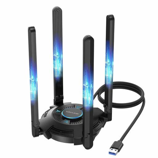 【最新Wi-Fi6E対応・超高速AX5400規格】最新規格Wi-Fi6E(IEEE802.11ax)に対応し、2.4GHz帯で最大573Mbps、5GHz帯および6GHz帯で最大2402Mbpsの超高速通信を実現。OFDMA・MU-MIMO...