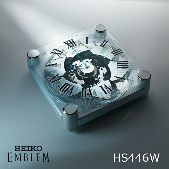 セイコークロックの最高峰ブランド「EMBLEM（エムブレム）」から、洗練された白パールの輝きと重厚な美しさを兼ね備えた電波からくり時計が登場しました。日本の伝統的な建築要素である「円柱」や「建具」を現代的・スタイリッシュにアレンジした外観は...