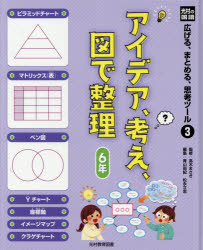 ■ISBN:9784895729932★日時指定・銀行振込をお受けできない商品になりますタイトル【新品】広げる、まとめる、思考ツール　3　アイデア、考え、図で整理　6年　高木まさき/監修　青山由紀/編集　松永立志/編集ふりがなひろげるまとめ...
