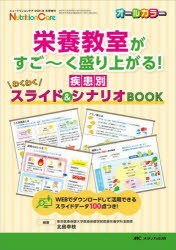 ■ISBN:9784840474818★日時指定・銀行振込をお受けできない商品になりますタイトル栄養教室がすご〜く盛り上がる!疾患別わくわくスライド＆シナリオBOOK　オールカラー　北島幸枝/編著ふりがなえいようきようしつがすご−くもりあが...