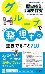 ■ISBN:9784010353950★日時指定・銀行振込をお受けできない商品になりますタイトルグループで整理する重要できごと710歴史総合，世界史探究　池田敦志/著ふりがなぐる−ぷでせいりするじゆうようできごとななひやくじゆうれきしそうご...