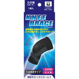 ※パッケージデザイン等は予告なく変更されることがあります。商品説明「ニーブレイス ひざ用サポーター M 1枚入」は、特殊編みの組合せでひざの動きをしっかりサポートする圧迫固定タイプのひざ用サポーターです。クロステーピングがひざ頭を固定し、ひ...