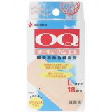 ※パッケージデザイン等は予告なく変更されることがあります。商品説明「オーキューバン エコ Lサイズ 18枚 OQE18L」は、新素材(ポリエチレン系フィルム)採用で低温時でもゴワゴワ感が少なく、良く伸びる絆創膏です。キズくちにつきにくい、や...
