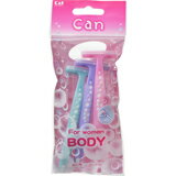 ※パッケージデザイン等は予告なく変更されることがあります。商品説明「ボディー・かお用カミソリ キャン バブルT 3本入」は、刃先のクシ目状のフィルムガードが肌への負担をやわらげ、優しく剃れるカミソリです。ご注意●むだ毛用カミソリです。その目...