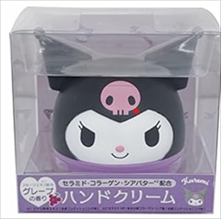 □商品説明 ●サンリオの人気キャラクター「クロミ」とのコラボハンドクリーム！ ●保湿成分の「セラミド」「コラーゲン」「シアバター」配合で、しっとりスベスベな手元に。 ●グレープの香り。 【販売名】 サンリオハンドクリーム25 KU 【使用方...