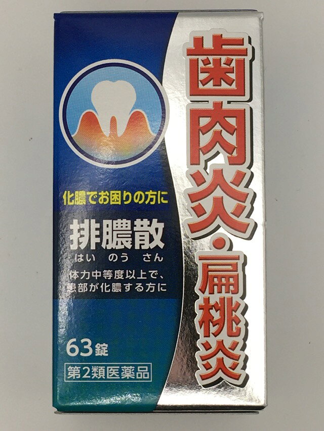 □商品説明 排膿散は比較的体力があり、患部が化膿する方の皮膚疾患、歯肉炎、扁桃炎を改善します。炎症を鎮め、膿を排出する働きがあります。 本剤は漢方処方である排膿散の生薬を抽出し、乾燥エキスとした後、服用しやすい錠剤としました。 【効能・効果...