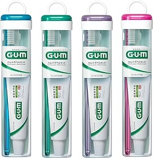 ※パッケージデザイン等は予告なく変更されることがあります。商品説明「GUM(ガム) トラベルセット」は、歯周病の先端を科学して誕生したGUMシリーズのトラベルセットです。歯科医が薦める基本的なブラッシングができる「GUM デンタルハブラシ ...