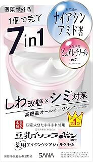 □商品説明 ●1個で完了 7in1 ●国産大豆たまほまれ使用 ●豆乳発酵液(保湿成分)豆乳イソフラボン含有の薬用エイジングケア*ジェルクリーム ●無香料・無着色・無鉱物油 *エイジングケア：年齢に応じたお手入れ ●1個で7役！洗顔後これひと...