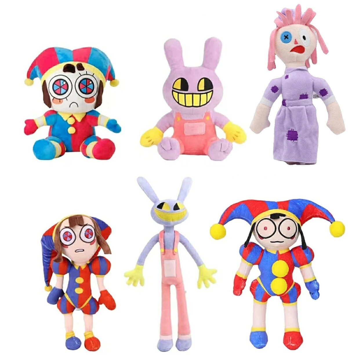 品番：ss-abc● 商品情報 メイジング デジタル サーカス ぬいぐるみYoutubeで大人気のキャラクターメイジング デジタル サーカスのぬいぐるみです。サイズ 約22cm〜30cm(キャラクターによって異なります。) --------...