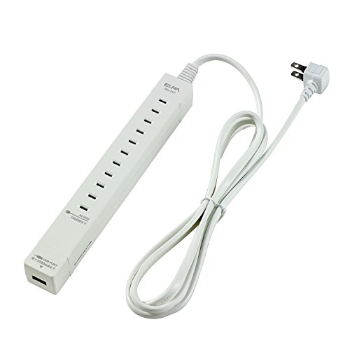 【商品名】ELPA(エルパ) スリムタップ5個口1.5mUSB WL-USB5015B(W) 1861400【メーカー名】朝日電器【メーカー型番】1861400【ブランド名】ELPA【商品説明】ELPA(エルパ) スリムタップ5個口1.5m...