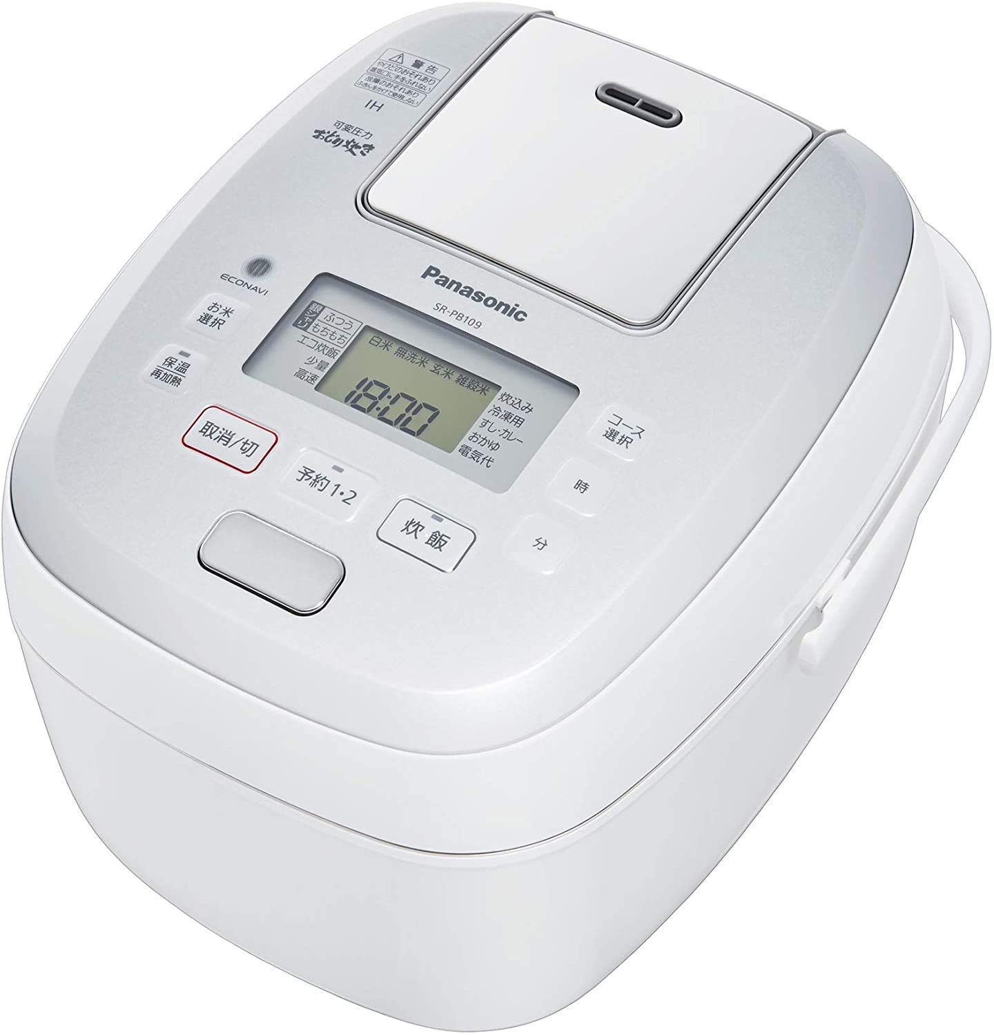 【メーカー名】パナソニック(Panasonic)【メーカー型番】【ブランド名】パナソニック(Panasonic)【商品説明】パナソニック 1升 炊飯器 圧力IH式 おどり炊き ホワイト SR-PB189-W・画像はイメージ写真ですので付属品...