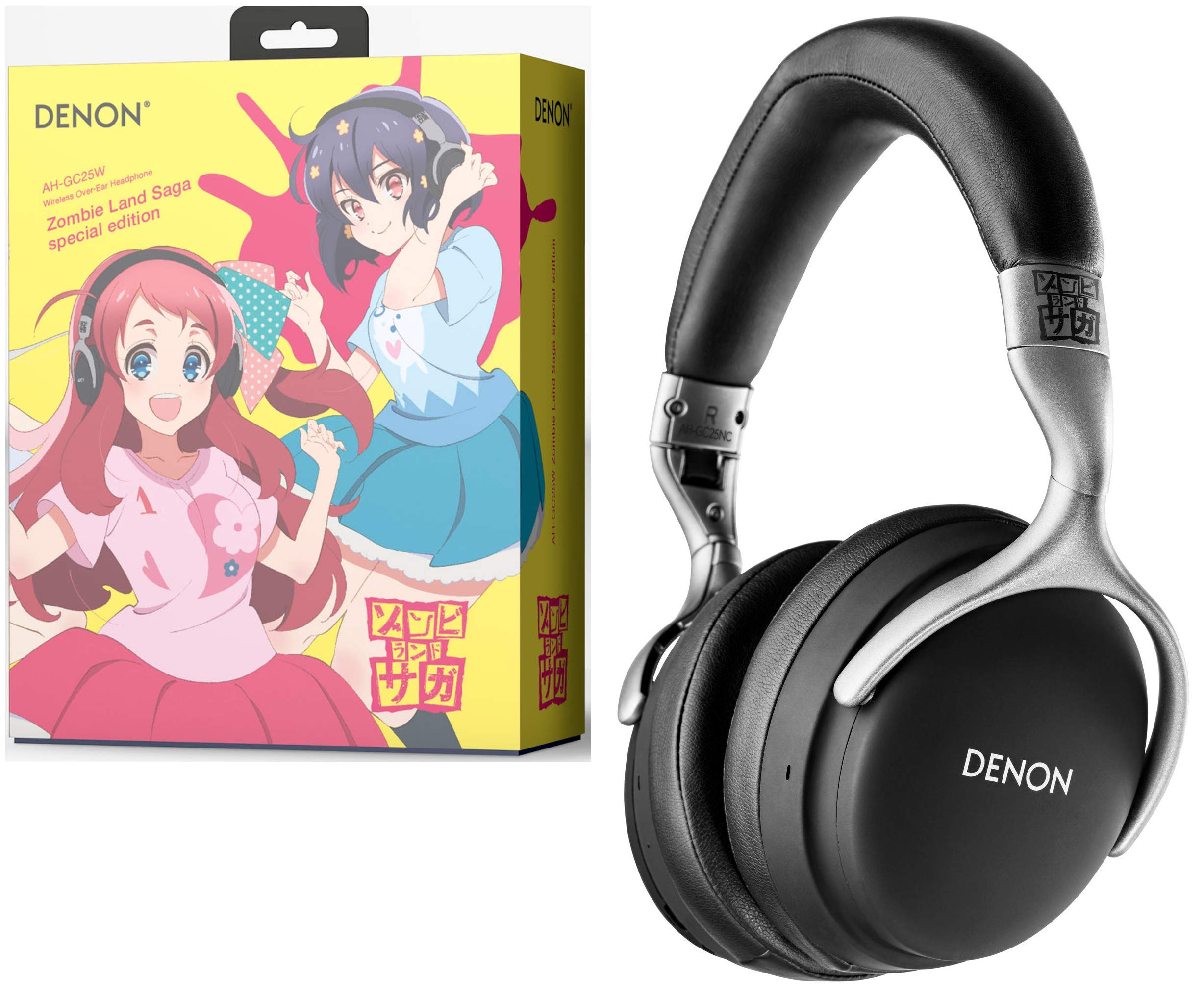 【メーカー名】D&M【メーカー型番】【ブランド名】Denon【商品説明】デノン Denon AH-GC25W/ZOMBIE ヘッドホン ゾンビランドサガ・スペシャルエディション aptX HDコーデック対応 ブラック AHGC25W/ZOM...
