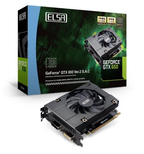 【メーカー名】エルザ【メーカー型番】【ブランド名】ELSA【商品説明】ELSA NVIDIA GeForce グラフィックボード GTX650搭載 1GB VD4890 GD650-1GERX2・画像はイメージ写真ですので付属品など画像の通...