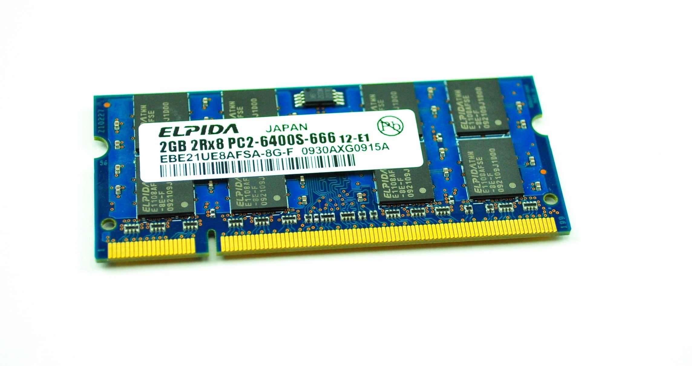 【メーカー名】ELPIDA【メーカー型番】【ブランド名】【商品説明】Elpida製ノートPCメモリ 2GB DDR2 PC2-6400S SO-DIMM EBE21UE8AFSA-8G-F・画像はイメージ写真ですので付属品など画像の通りでは...