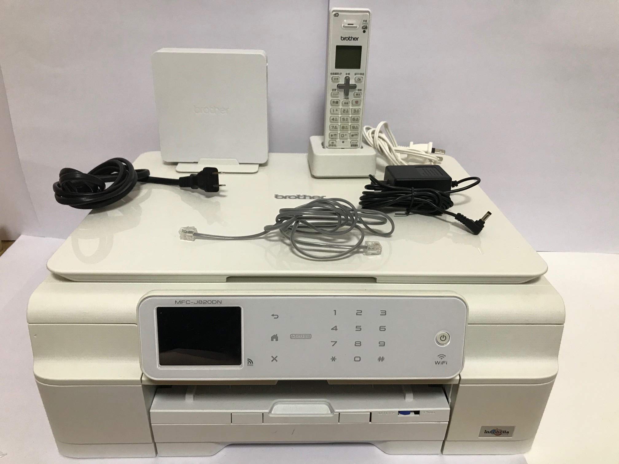 【メーカー名】ブラザー工業(Brother Industries)【メーカー型番】【ブランド名】ブラザー工業【商品説明】brother インクジェットプリンター複合機 PRIVIO 子機1台 MFC-J820DN FAX/子機1台付き・画像...