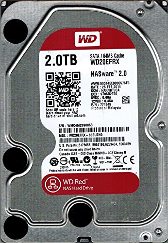 【メーカー名】Western Digital【メーカー型番】【ブランド名】Western Digital【商品説明】Western Digital WD20EFRX-68EUZN0 2TB NAS DCM:HARNHTJCA WD レッド・...