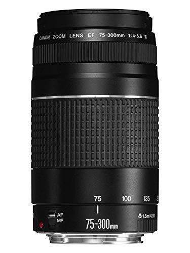 【メーカー名】Canon【メーカー型番】【ブランド名】キヤノン【商品説明】Canon EFレンズ EF75-300mm F4-5.6 IIIズームレンズ 望遠 並行輸入品 黒・画像はイメージ写真ですので付属品など画像の通りではないこともござ...
