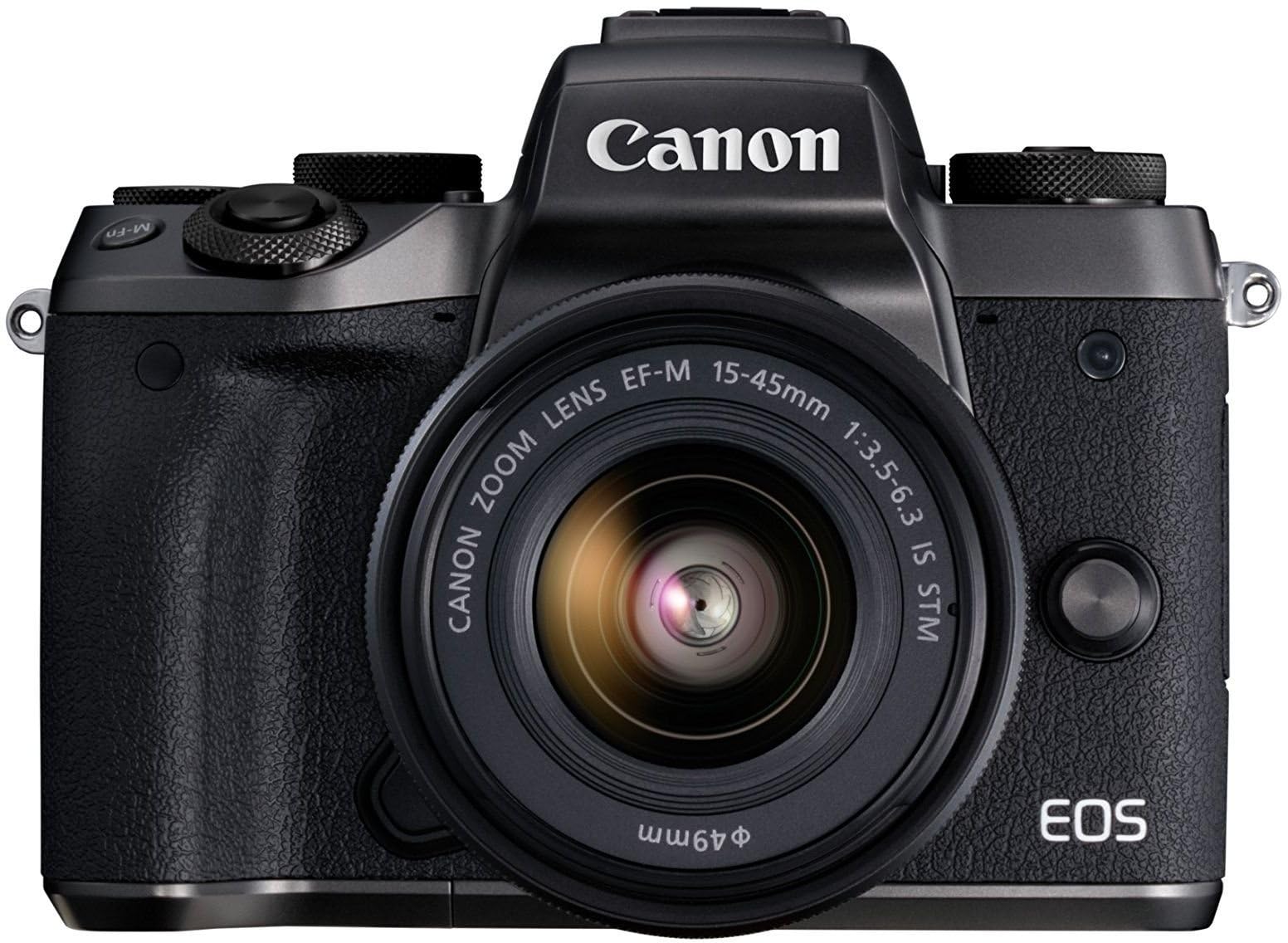 【メーカー名】キヤノン【メーカー型番】【ブランド名】キヤノン【商品説明】Canon ミラーレス一眼カメラ EOS M5 レンズキット EF-M15-45mm F3.5-6.3 IS STM 付属 EOSM5-1545ISSTMLK・画像はイ...