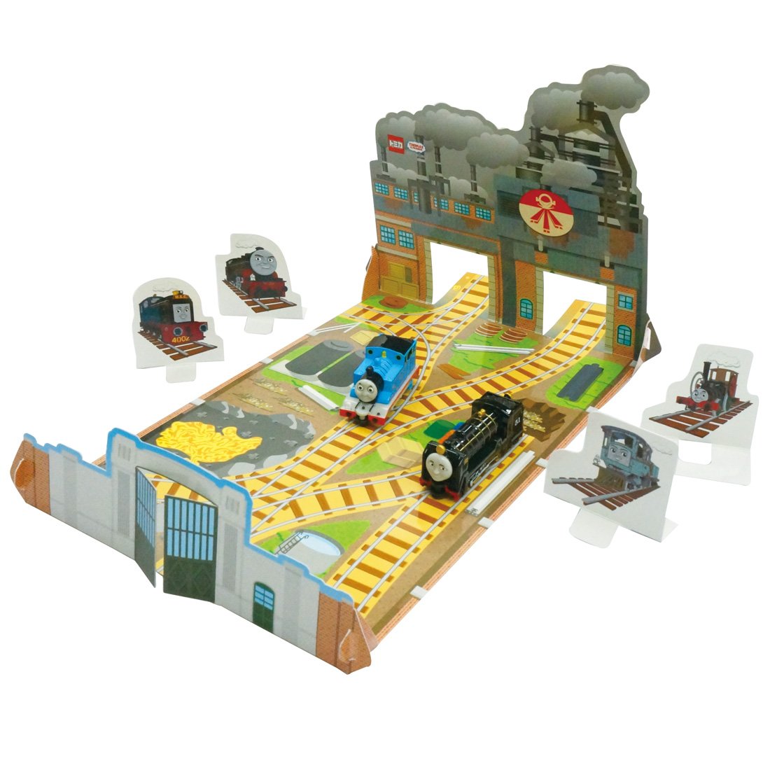 【メーカー名】タカラトミー(TAKARA TOMY)【メーカー型番】【ブランド名】タカラトミー(TAKARA TOMY)【商品説明】トミカ きかんしゃトーマス トーマスとジェームスの製鉄所脱出セット・画像はイメージ写真ですので付属品など画像...