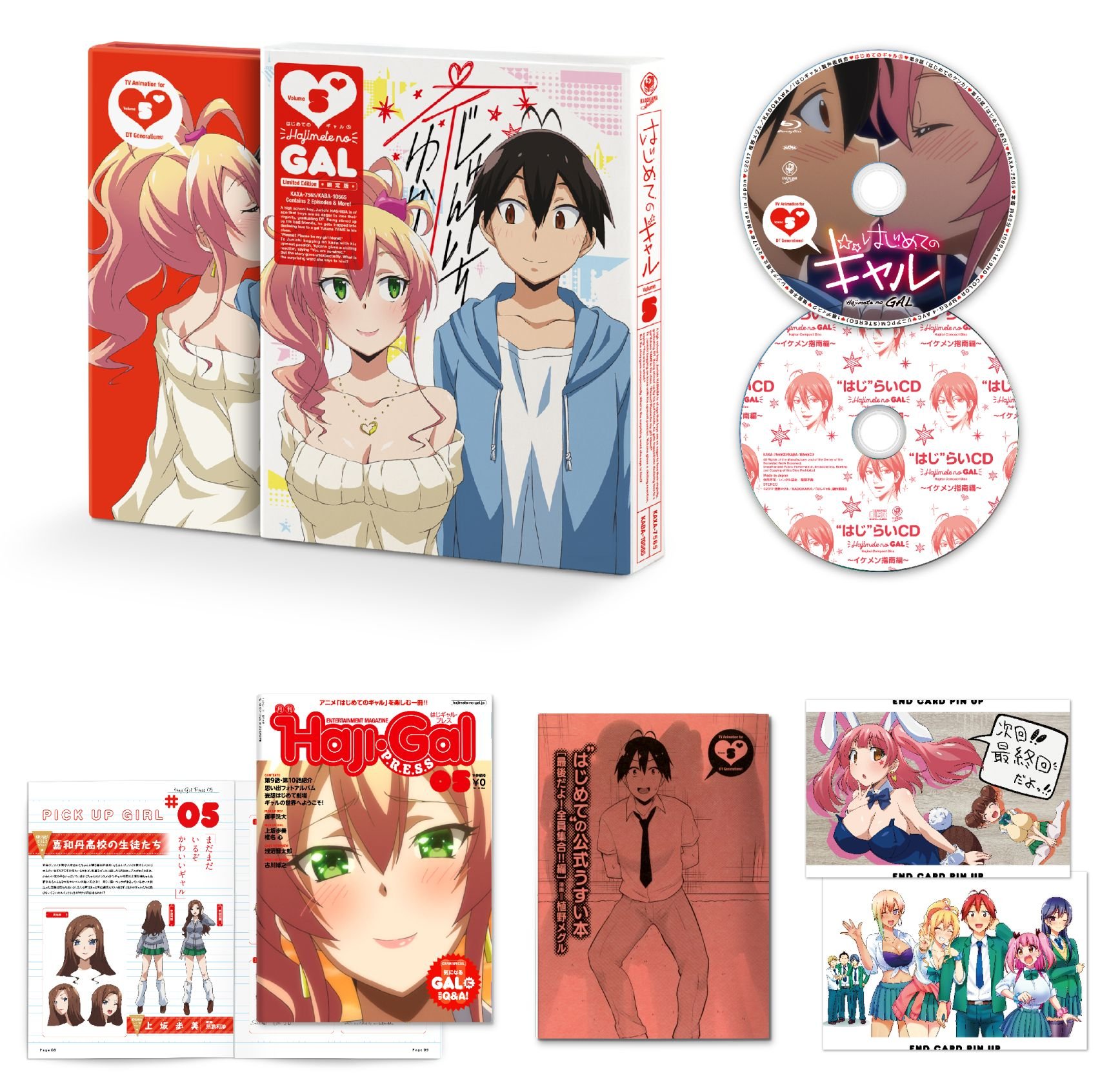 【メーカー名】KADOKAWA / 角川書店【メーカー型番】【ブランド名】【商品説明】はじめてのギャル DVD限定版 第5巻・画像はイメージ写真ですので付属品など画像の通りではないこともございます。　付属品については商品タイトルに記載がない...