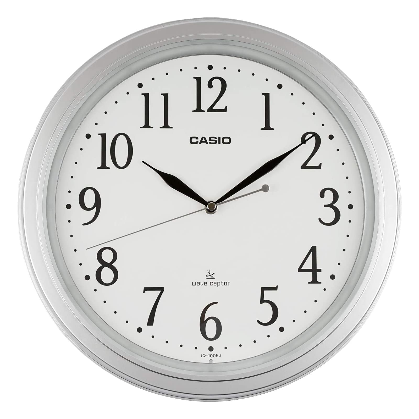 【メーカー名】CASIO(カシオ)【メーカー型番】【ブランド名】CASIO(カシオ)【商品説明】CASIO(カシオ) 掛け時計 壁掛け時計 電波時計 機能 ステップ秒針 シルバー グレー アナログ IQ-1005J-8JF・画像はイメージ写...